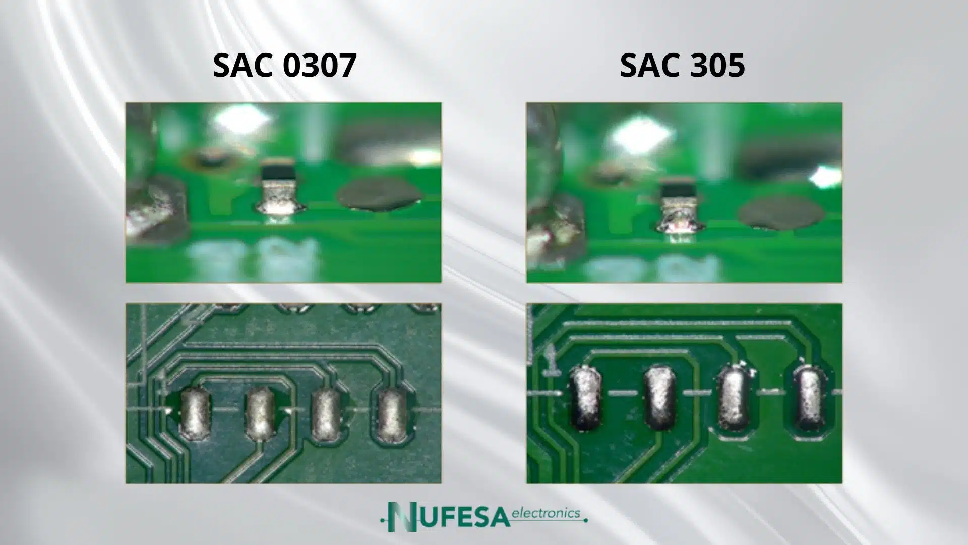 Aleaciones Low SAC vs SAC305 - NUFESA Electronics
